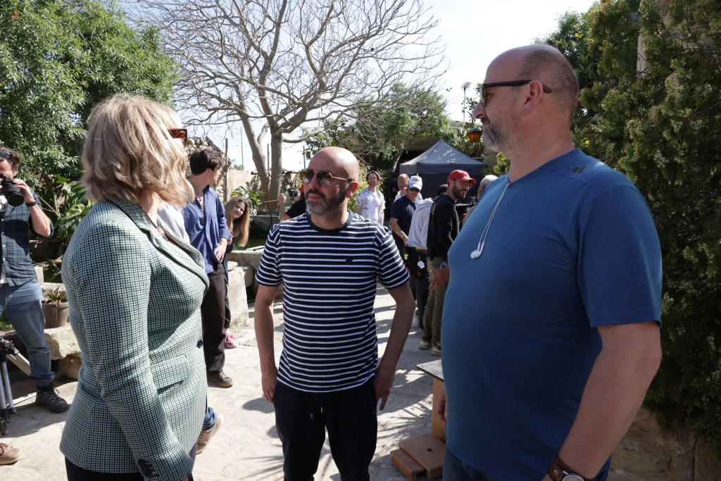 Malta Film Commissioner Johann Grech Visits Set Highly Anticipated Film ...