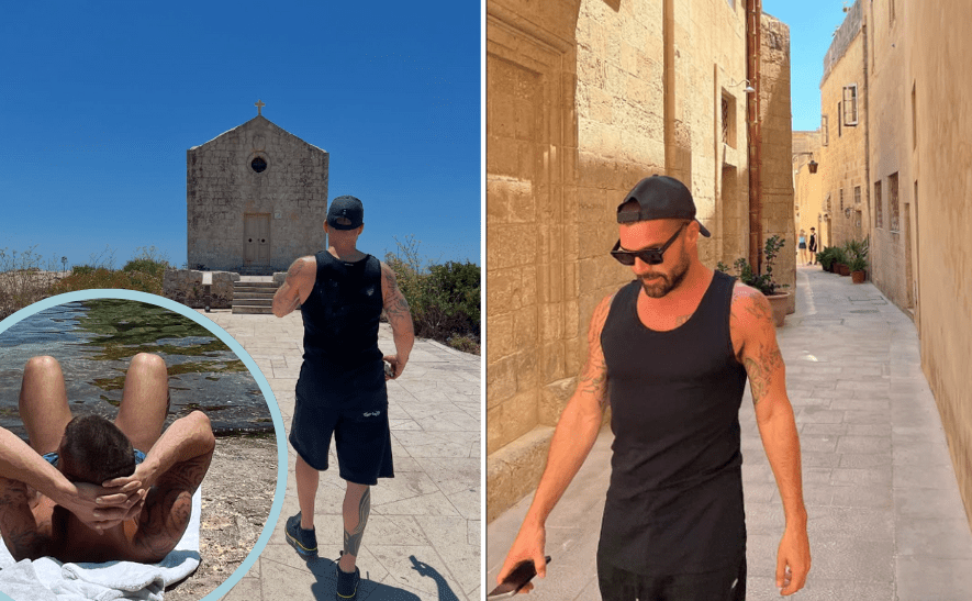 Ricky Martin Falls in Love with Malta During Glamorous Stop with The ...